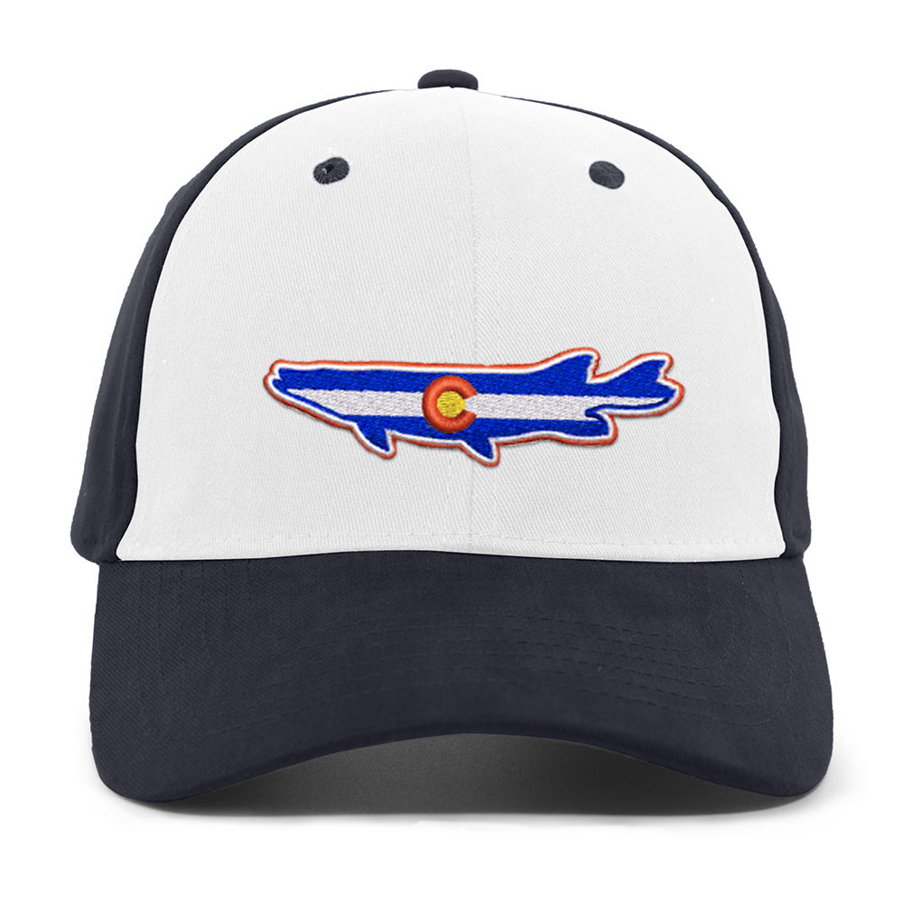 Limited Edition - CO Trucker Hat - Pike Fish - Navy and White ...