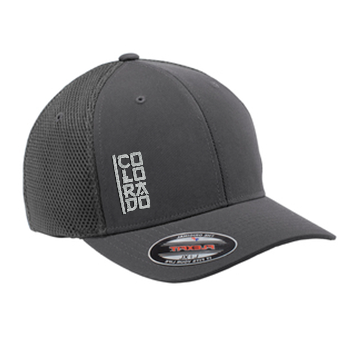 Limited Edition - Colorado Vertical - Grey Air Mesh Back Cap – Colorado ...