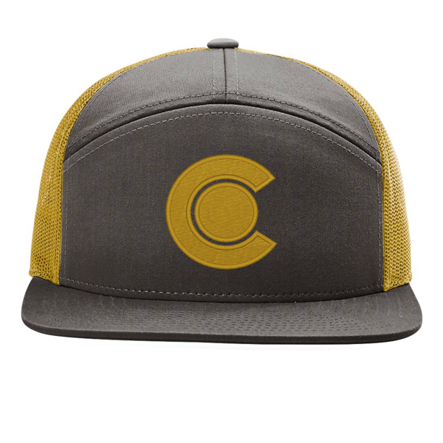 Limited Edition - C logo 7 Panel Richardson Flat Bill Snap Back Hat ...