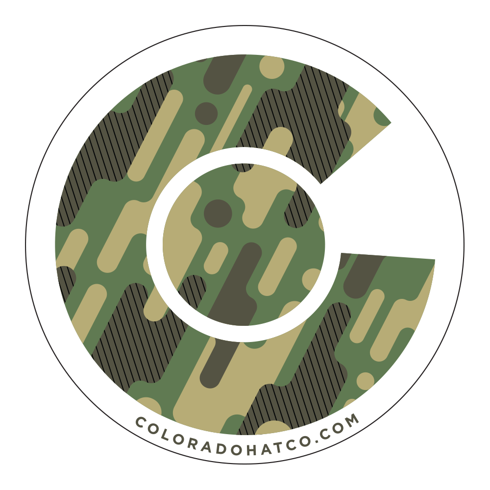 Colorado Camo Logo Sticker – Colorado Hat Company