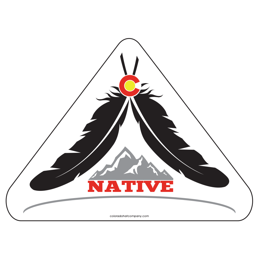 Colorado Native Sticker – Colorado Hat Company