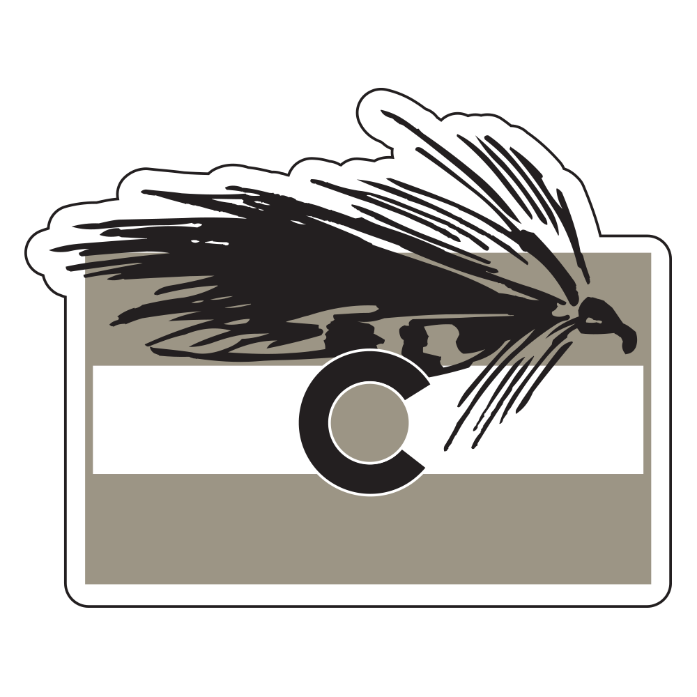 Colorado Fly Flag Sticker – Colorado Hat Company