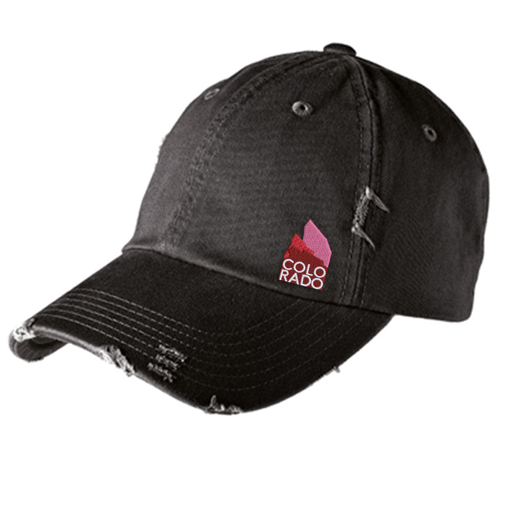 Red Rocks Hat - Black Distressed – Colorado Hat Company